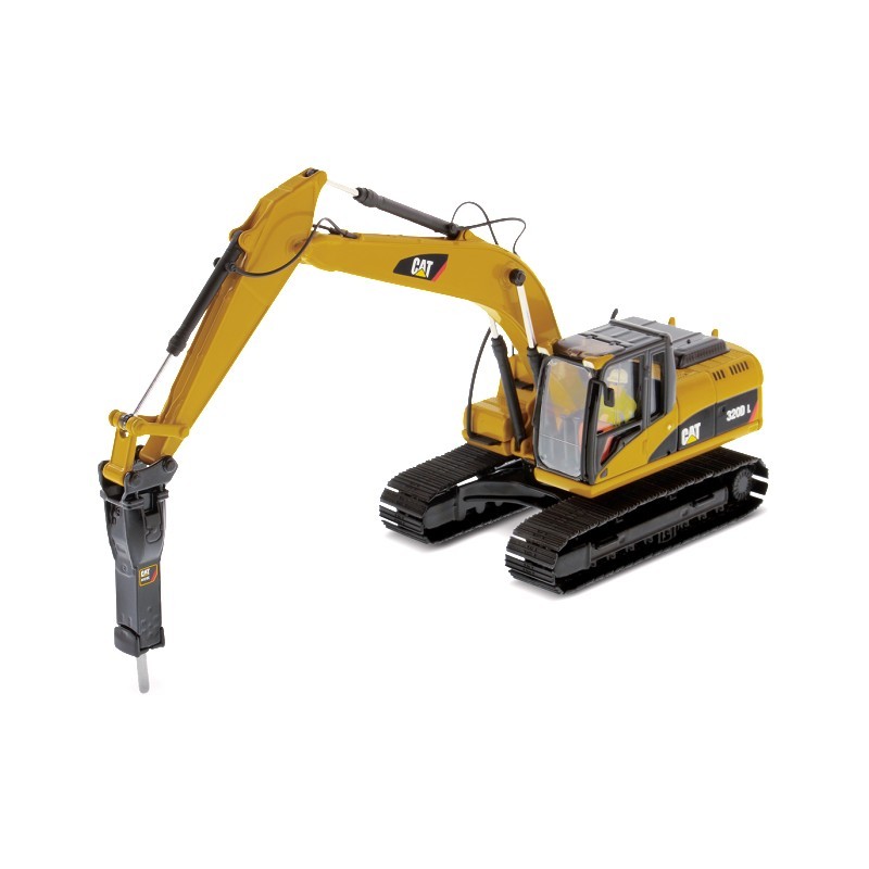 DM 85280 Caterpillar 320D L escavatore cingolato con martellone D...