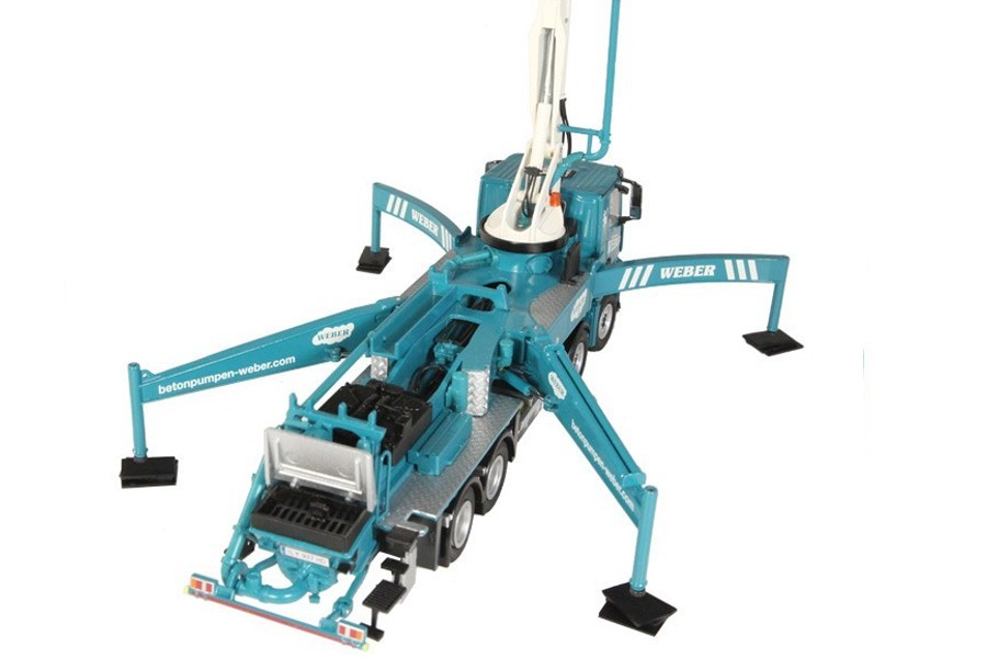 NZG 951/01 MB Arocs 8x4 Schwing S43SX pompa autocarrata Weber 198,...