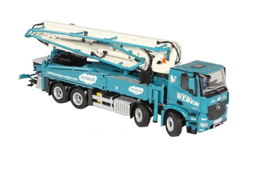 NZG 951/01 MB Arocs 8x4 Schwing S43SX pompa autocarrata Weber 198,...