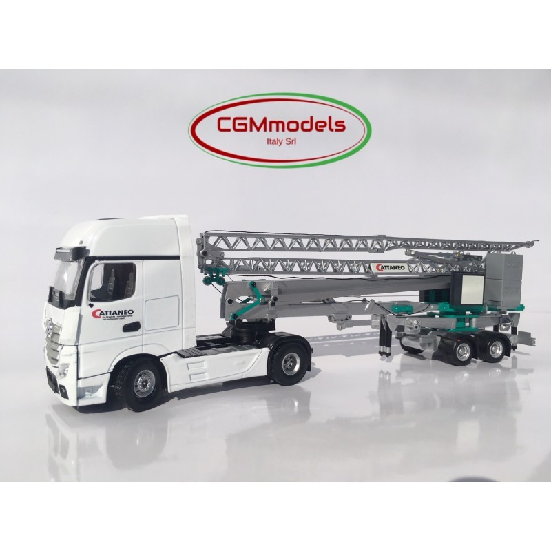 CGM MODELS 221 CATTANEO CM221 gru edile automontante con MB Actros...
