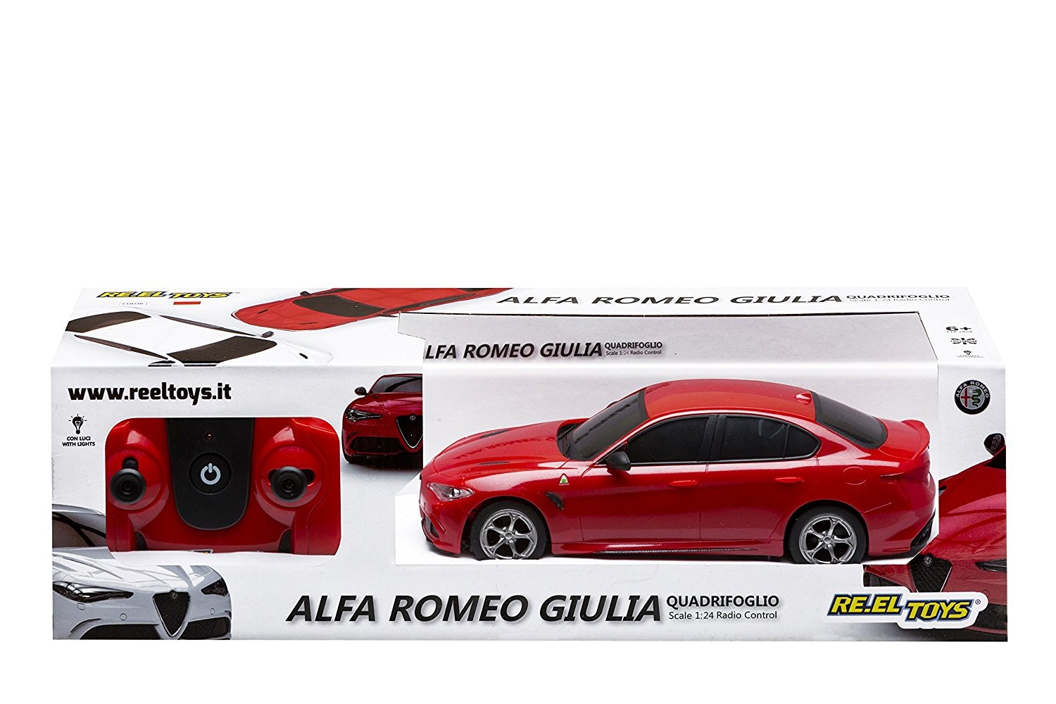 RE.EL TOYS 2169 ALFA ROMEO GIULIA ROSSA R/C 1:24