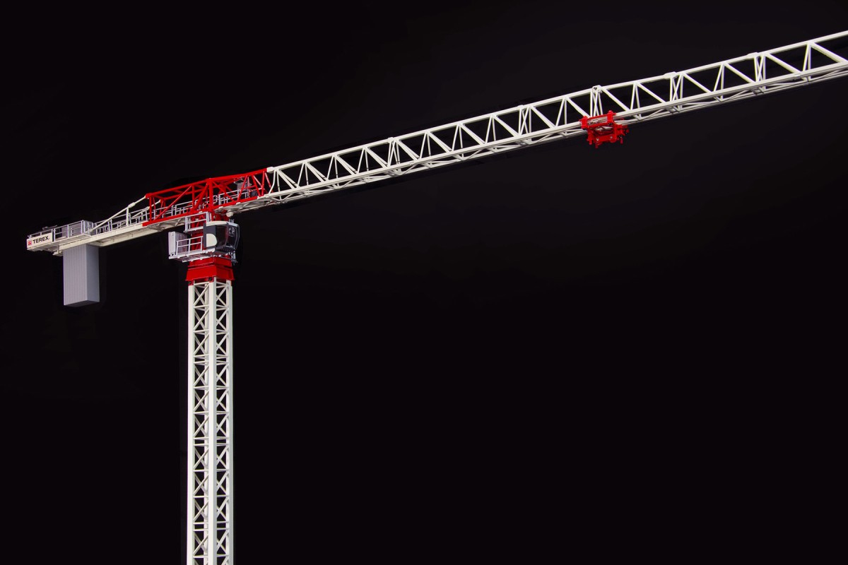 IMC MODELS 31-0160 Terex CTT 472-20 Flat Top Tower Crane (1:87)