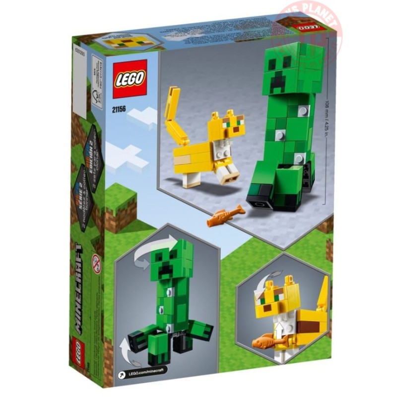 LEGO MINECRAFT 21156 Maxi-figure Creeper™ e Gattopardo MINECRAFT