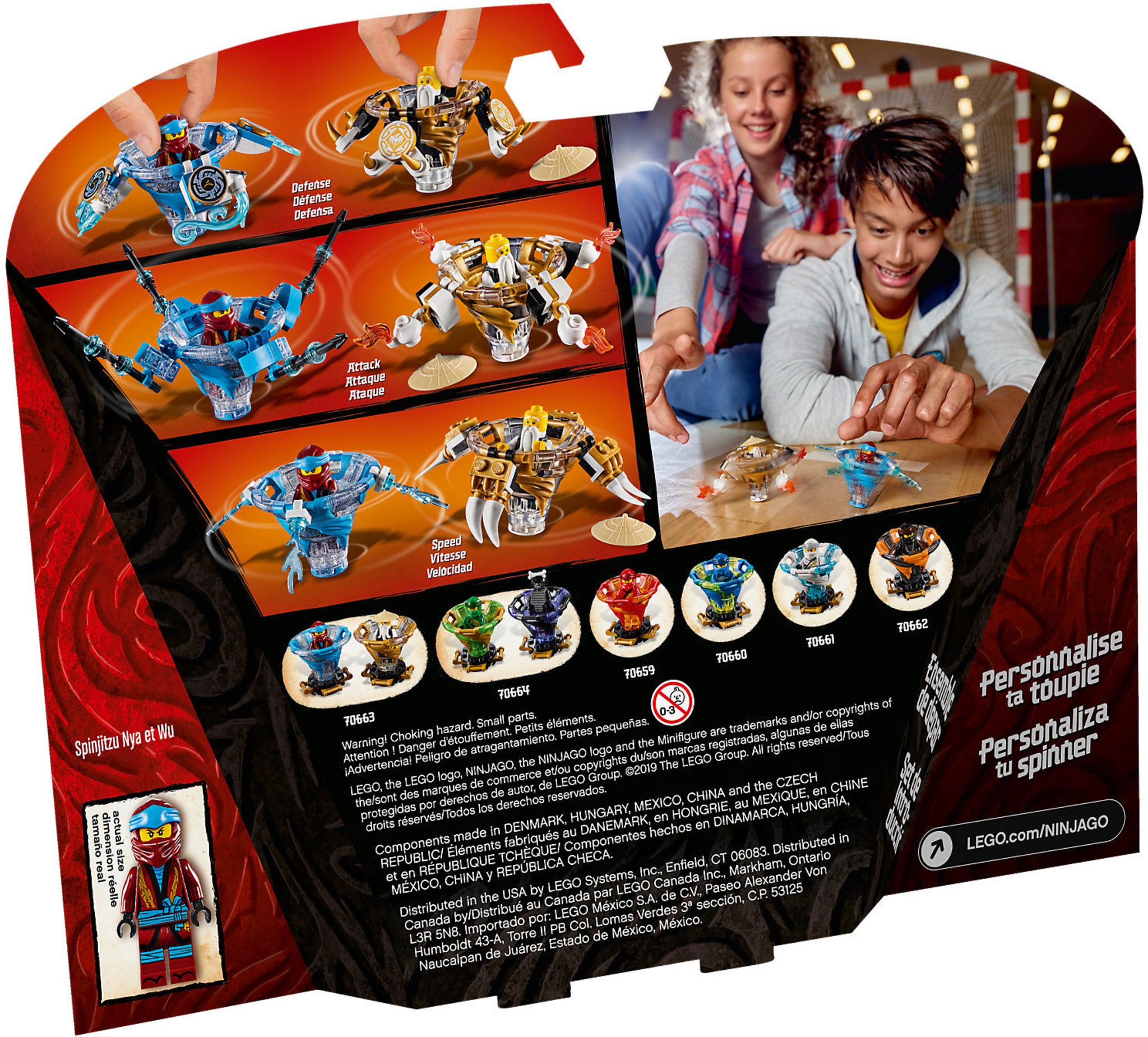 LEGO Ninjago 70663 Nya E Wu Spinjitzu LEGO