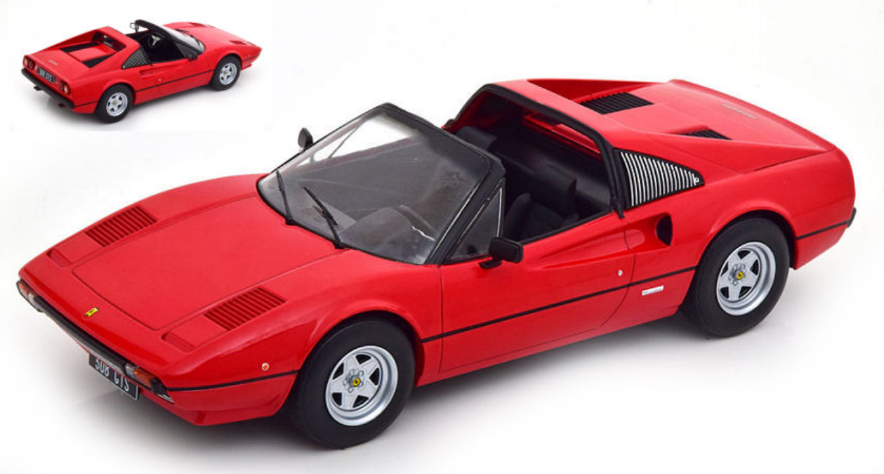 MGC18169 FERRARI 308 GTS OPEN RED 1:18 MODEL CAR GROUP