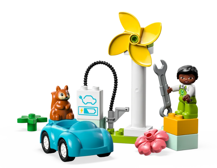 LEGO DUPLO 10985 Turbina eolica e auto elettrica LEGO