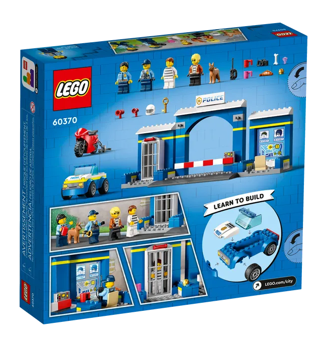 LEGO CITY 60370 Inseguimento alla Stazione di Polizia LEGO