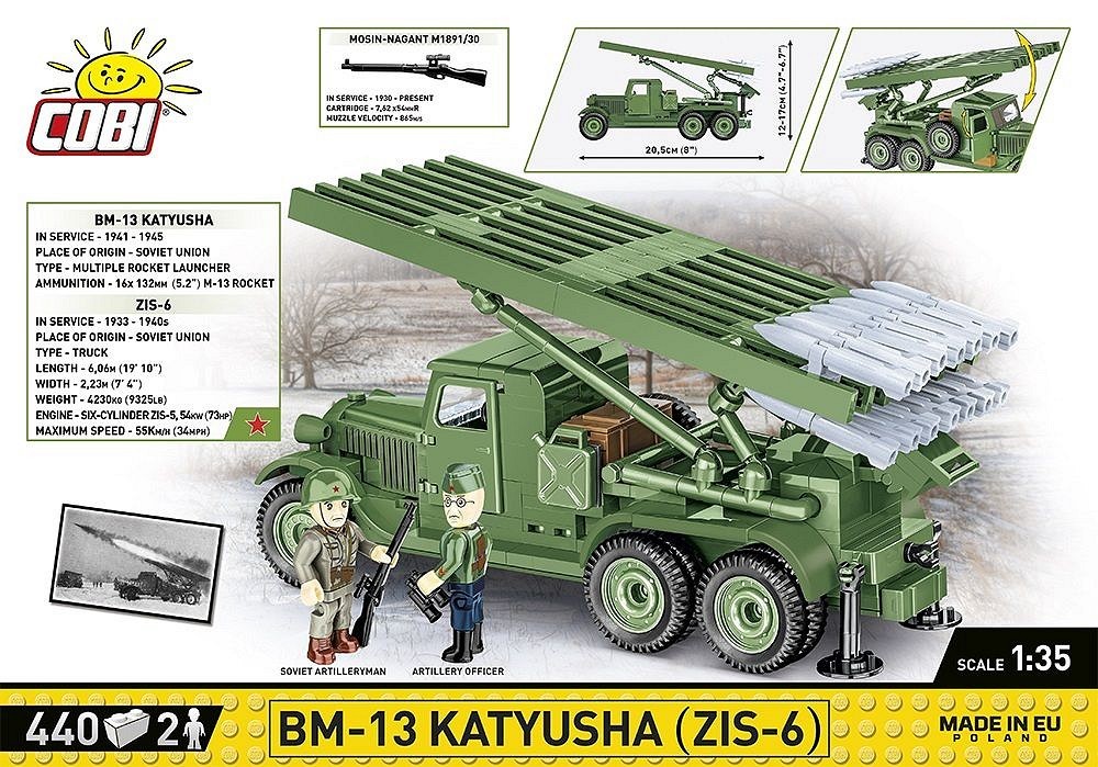 COBI 2280 BM-13 Katyusha (ZIS-6) COBI