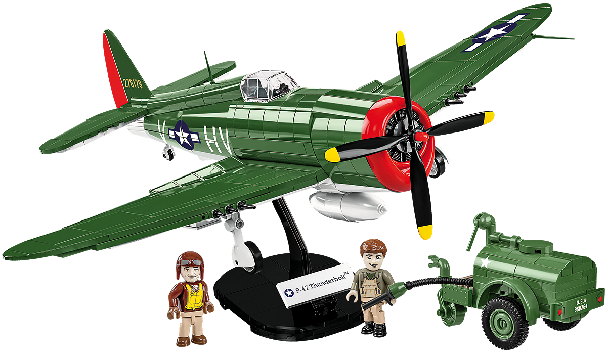 COBI 5736 P-47 Thunderbolt & Tank Trailer - Executive Edition COBI