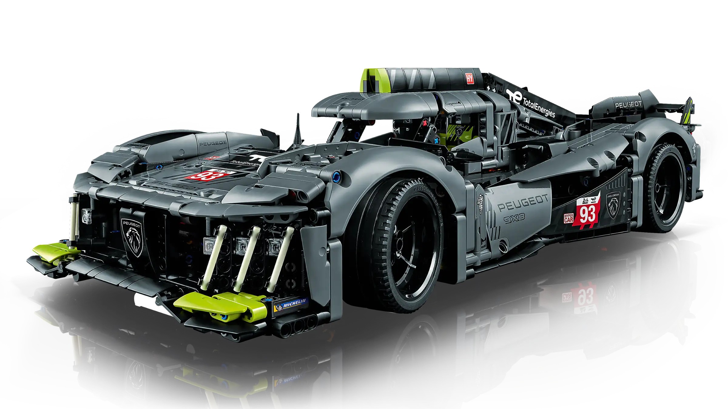 LEGO TECHNIC 42156 PEUGEOT 9X8 24H Le Mans Hybrid Hypercar LEGO