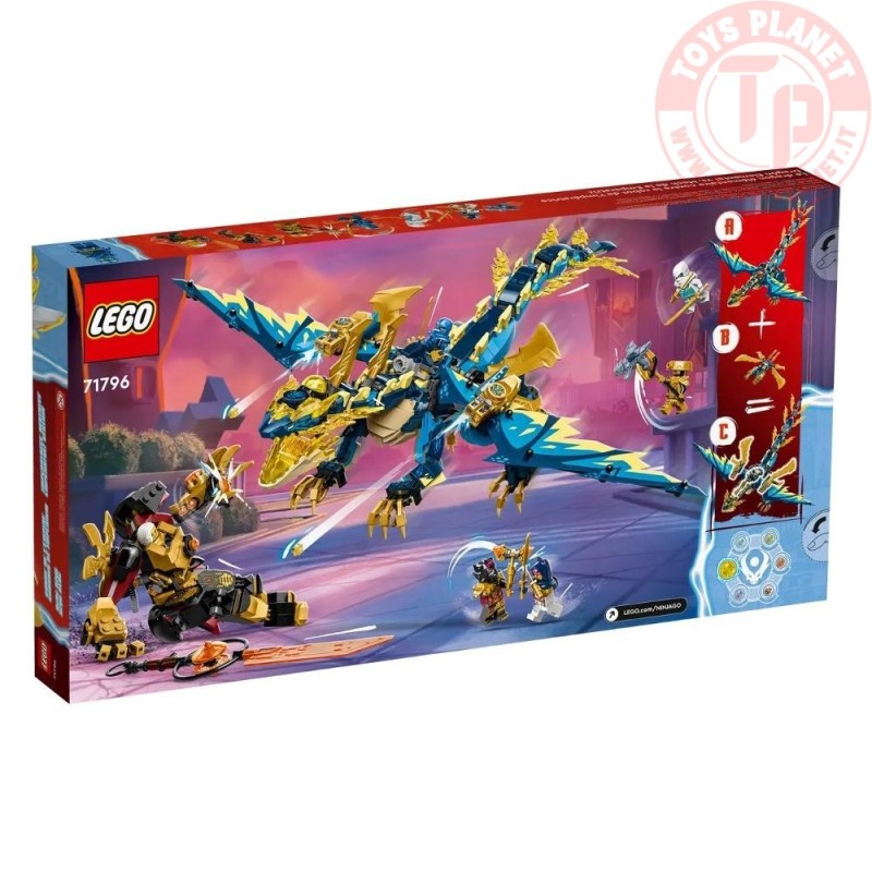 LEGO NINJAGO 71796 Dragone elementare vs. Mech dell’Imperatrice LEGO