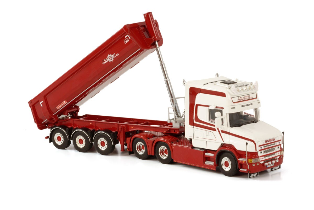 WSI 01-3904 SCANIA 4 SERIES TORPEDO TOPLINE 6X2 TAG AXLE HALFPIPE ...