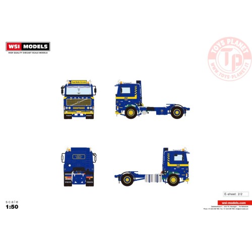 WSI 01-3748 VOLVO F12 4X2 ERWIN VAN BELLE WSI MODELS