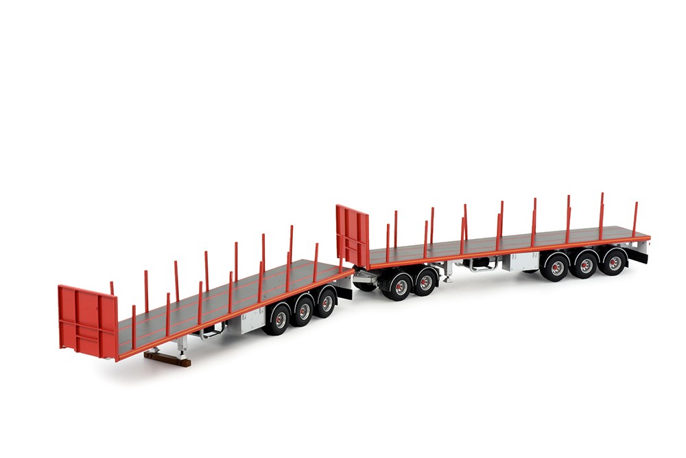 TEKNO 82402 Australian double flatbed RED TEKNO