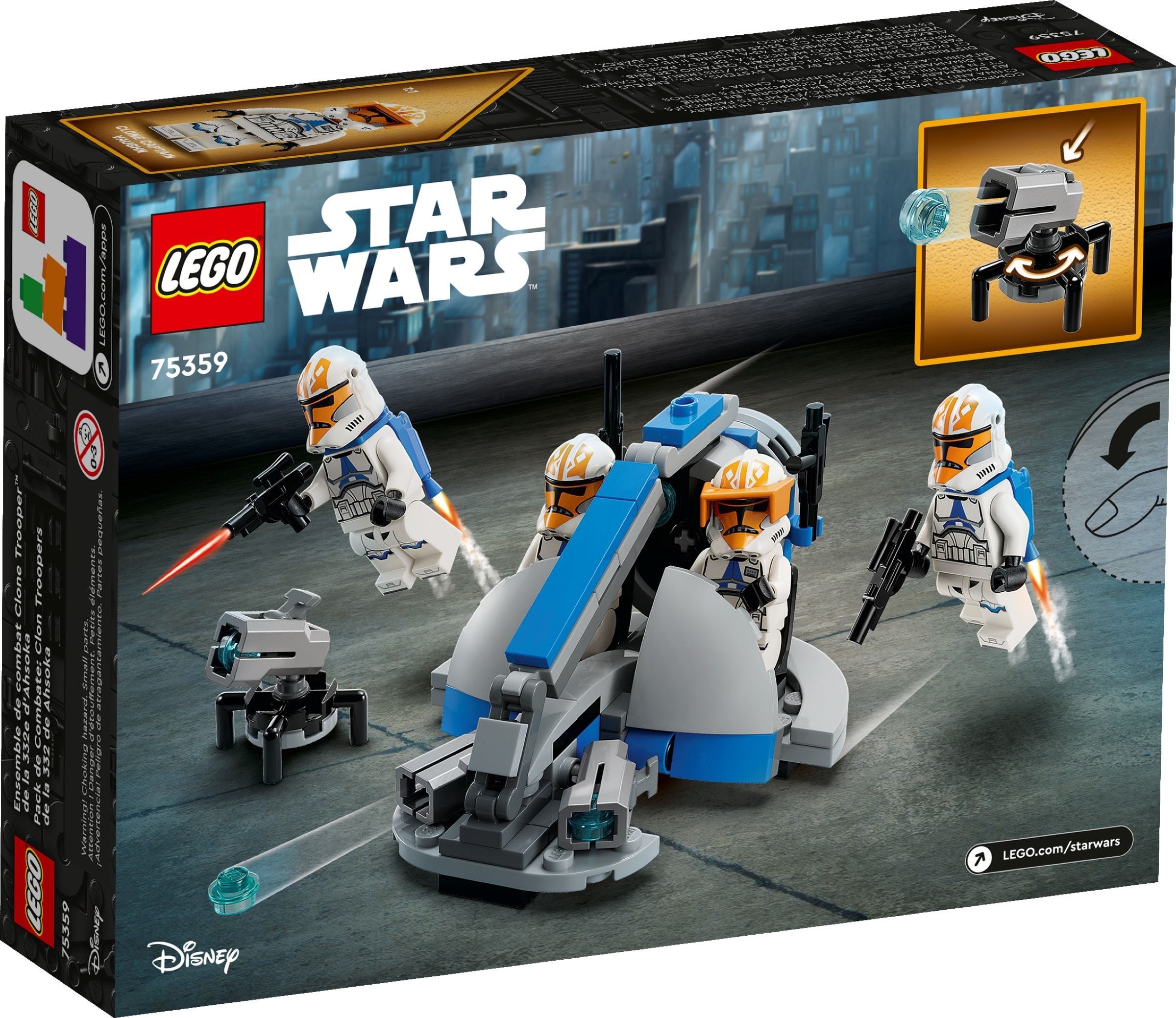 LEGO STAR WARS 75359 Battle Pack Clone Trooper della 332a compagni...