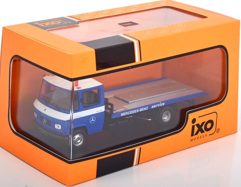 IXO CLC489 Mercedes L608 D Mercedes Benz Service 1980 blu/bianco 1...