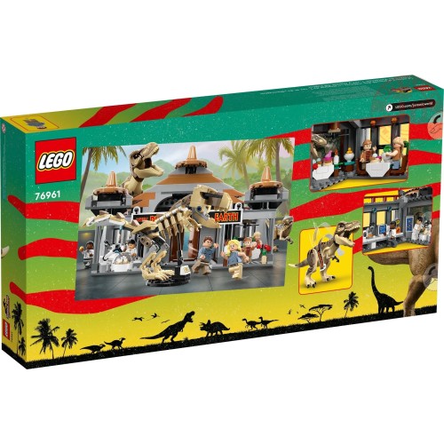 LEGO JURASSIC PARK 76961 Centro visitatori: l’attacco del Trex e d...