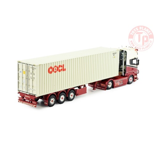 Scania R-serie Topline 4x2 met 40ft container Contlift