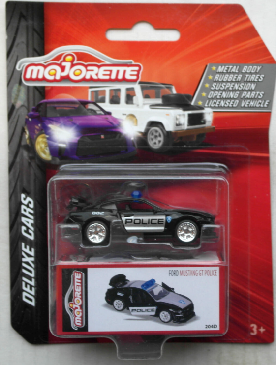 MAJORETTE FORD MUSTANG GT POLICE FORD MUSTANG GT POLICE-DELUXE CAR...