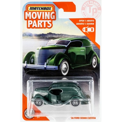MATCHBOX FWX21 '36 FORD SEDAN CUSTOM-MATCHBOX MOVING PARTS 1/64 M...