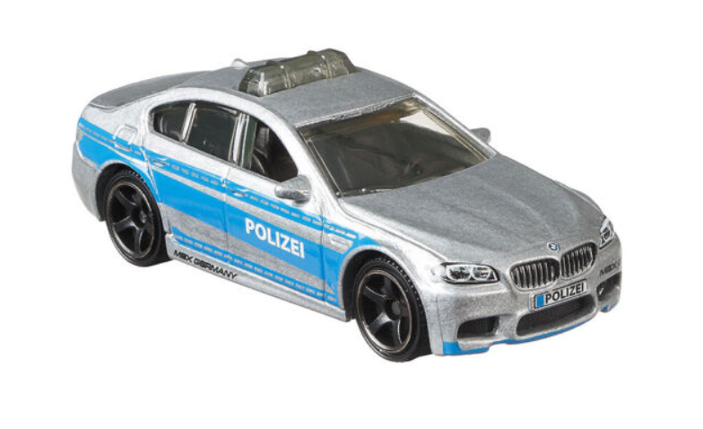 MATCHBOX GWL54 BMW M5 POLICE-MATCHBOX GERMANY 1/64 MATCHBOX
