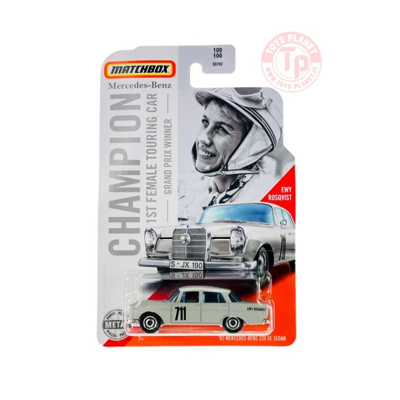 MATCHBOX GPN59 '62 MERCEDES-BENZ 220 SE SEDAN-MATCHBOX CHAMPION 1S...