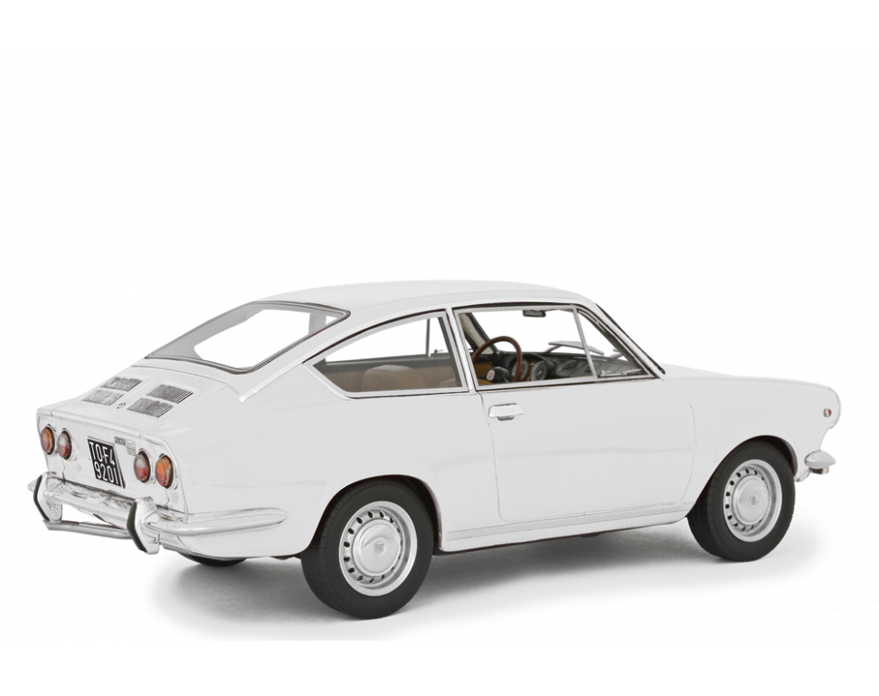 LM118H FIAT 850 SPORT COUPÈ 1968 BIANCO 1:18 LAUDORACING