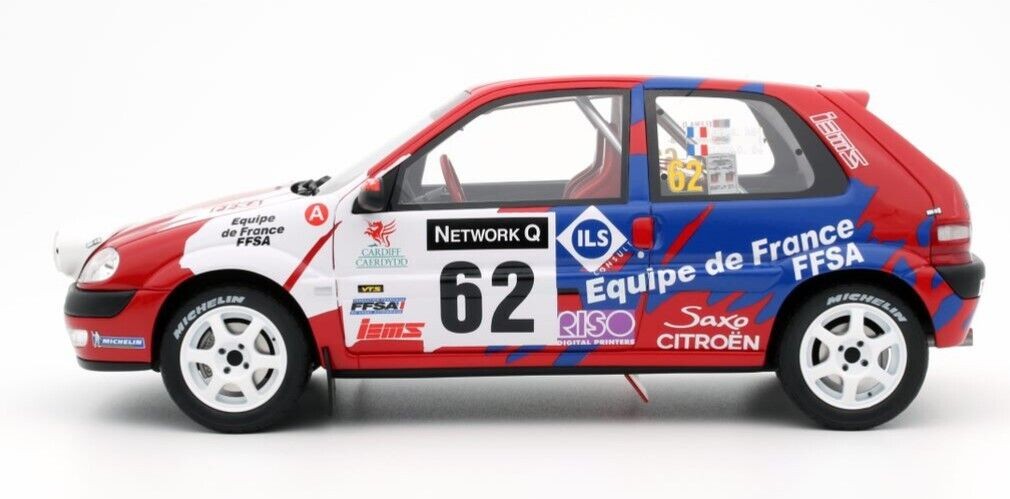 OT978 CITROËN SAXO VTS RED N62 S. LOEB RALLY RAC 2000 1:18 OTTOMO...