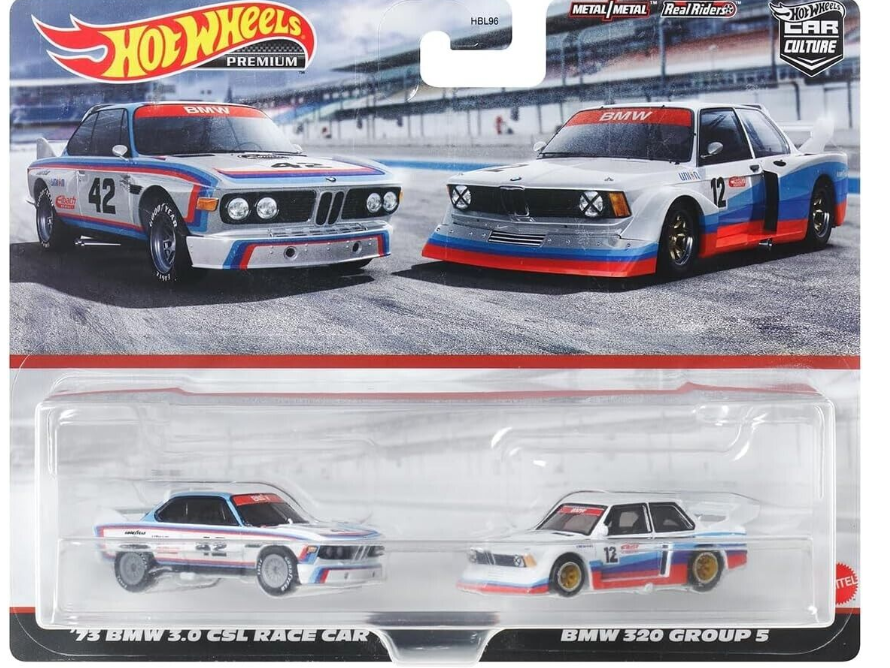 HOT WHEELS HKF55 '73 BMW 3.0 CSL RACE CAR-BMW 320 GROUP 5 1/64 HO...