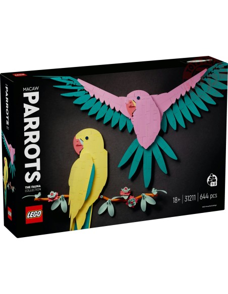 LEGO ART 31211 Collezione animali – Pappagalli ara 49,99 € LEGO