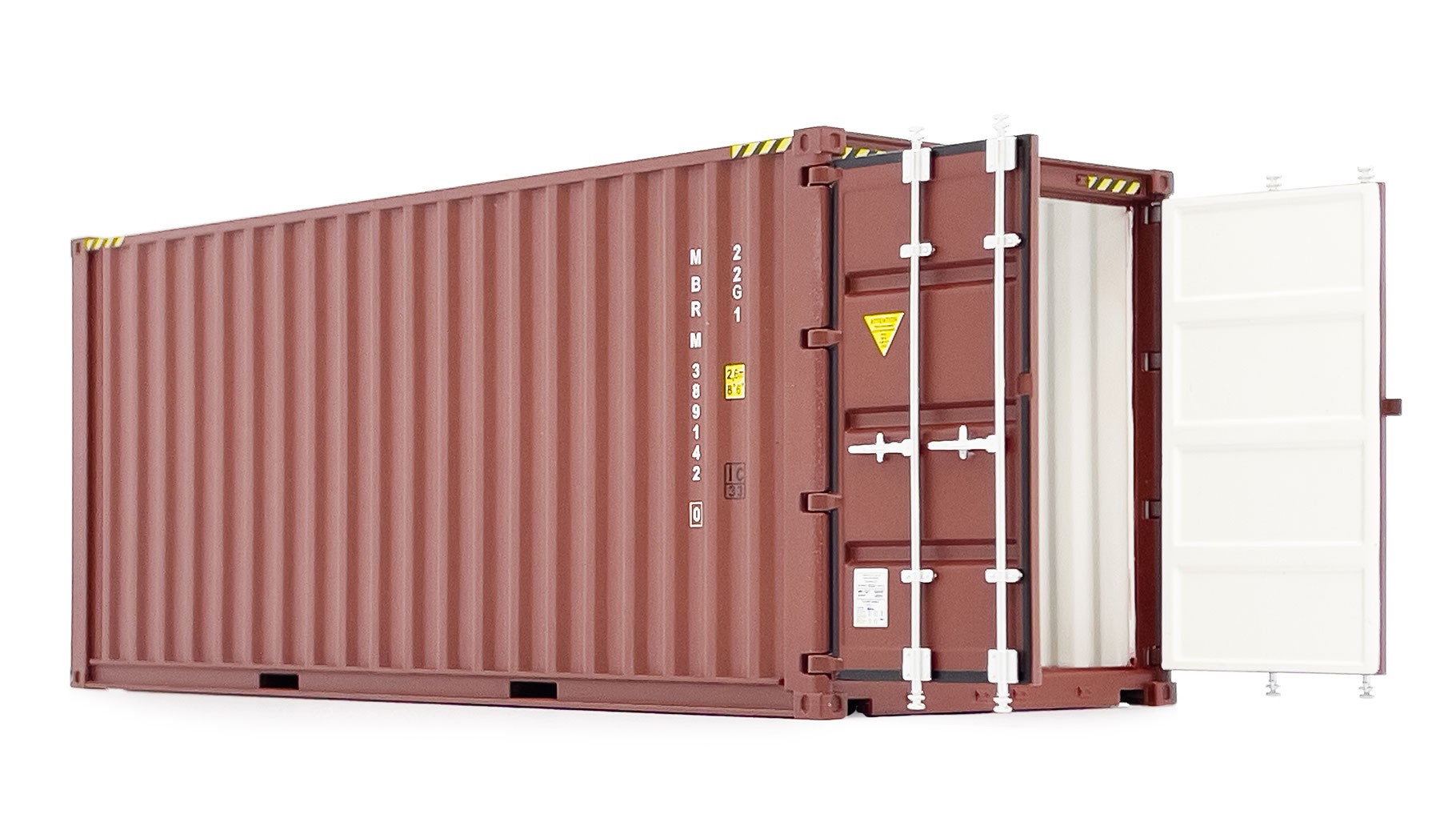 MARGE MODELS 2323-02 20ft sea freight container brown MARGE MODELS