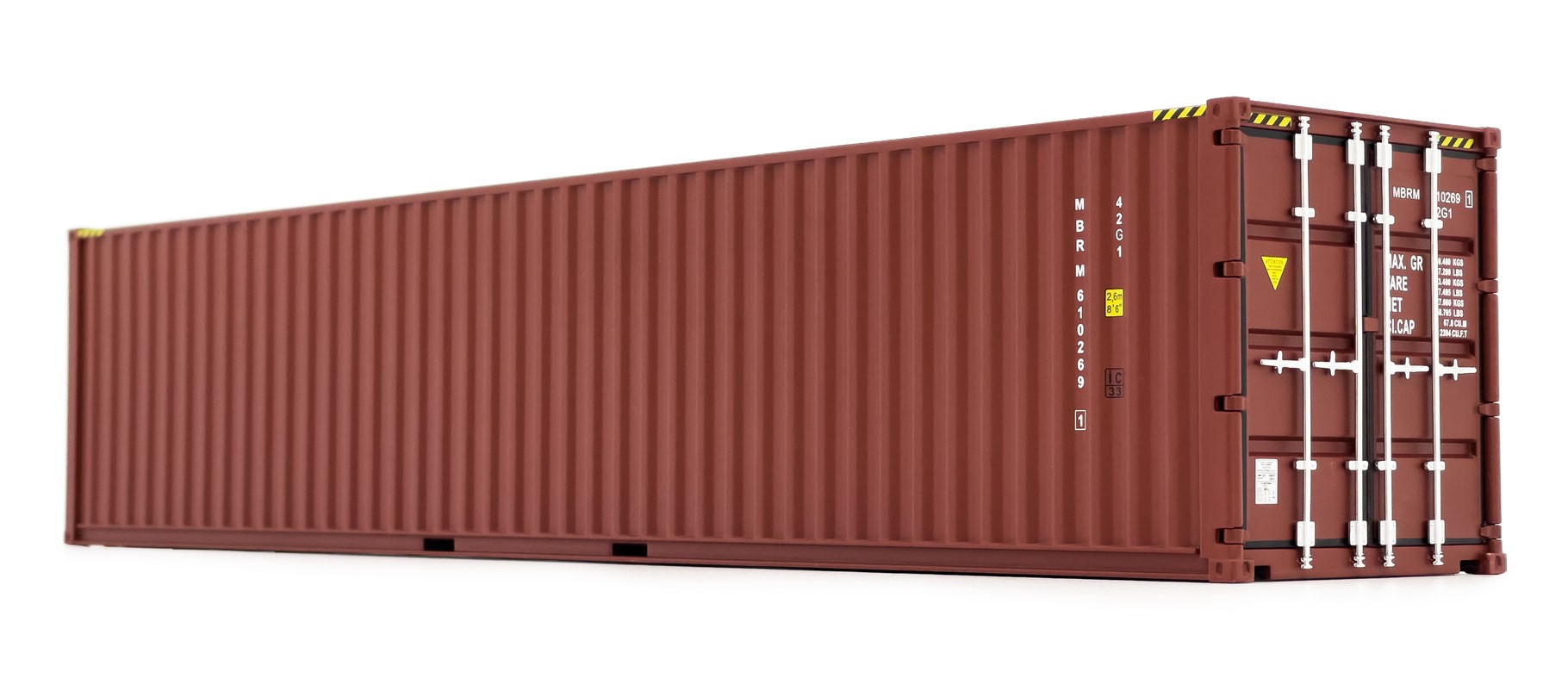 MARGE MODELS 2324-02 40ft sea freight container brown MARGE MODELS