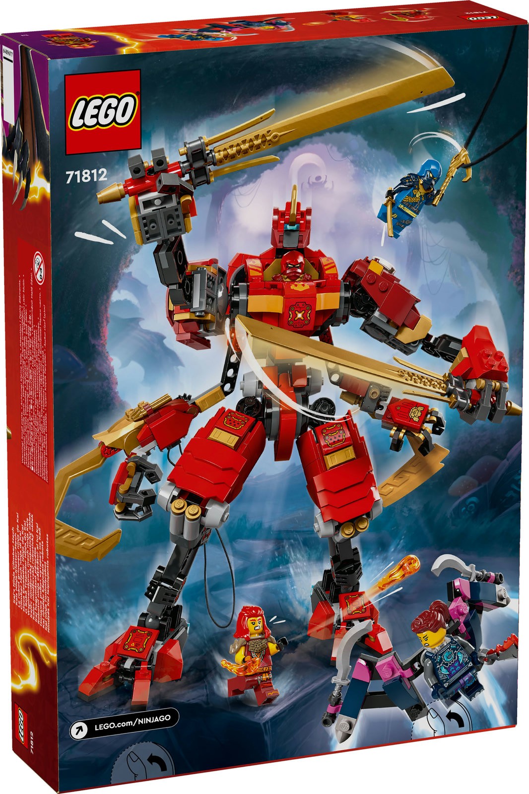 LEGO NINJAGO 71812 Climber Mech ninja di Kai LEGO