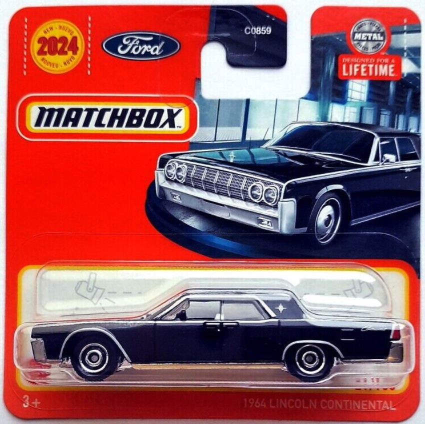 MATCHBOX HVN35 1964 LINCOLN CONTINENTAL 1/64 MATCHBOX