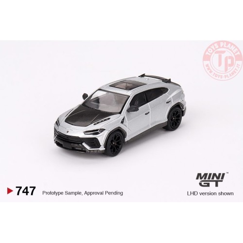 Mgt00747 L Lamborghini Urus Performante Grey 2024 1 64 Mini Gt