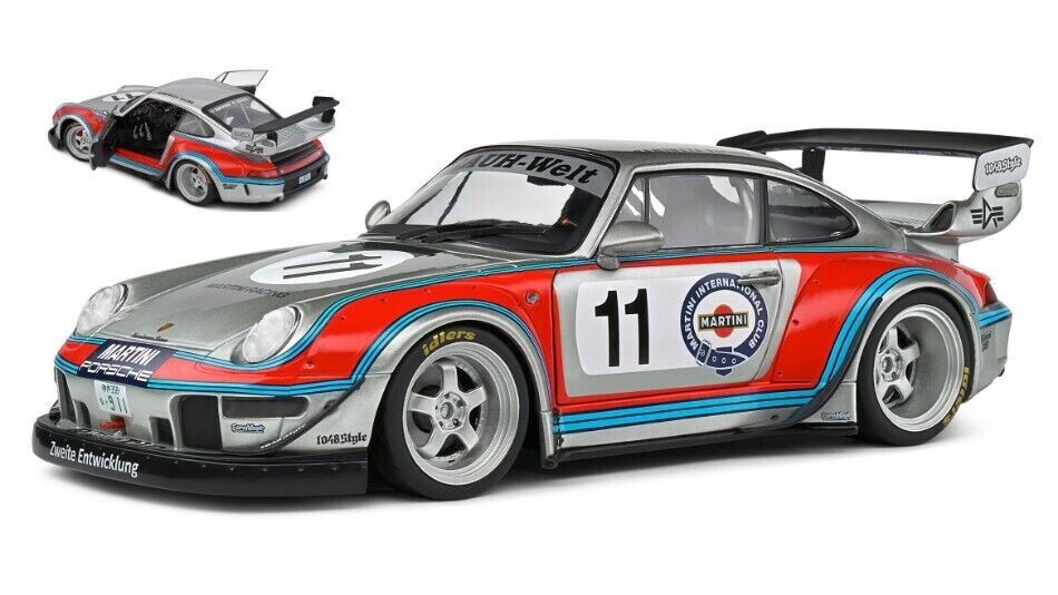 SL1808502 PORSCHE 911 993 RWB BODYKIT N 11 MARTINI RACING LIVERY C...