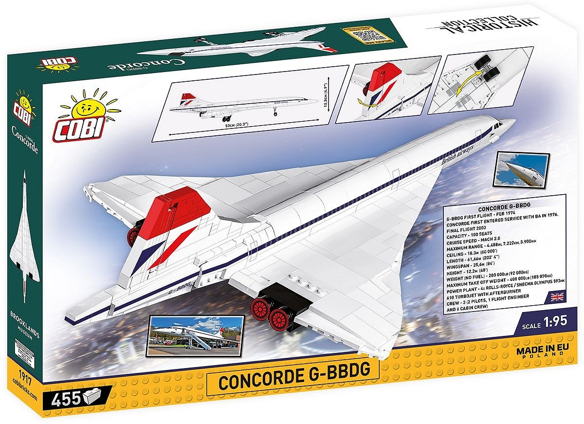 COBI 1917 Concorde G-BBDG COBI
