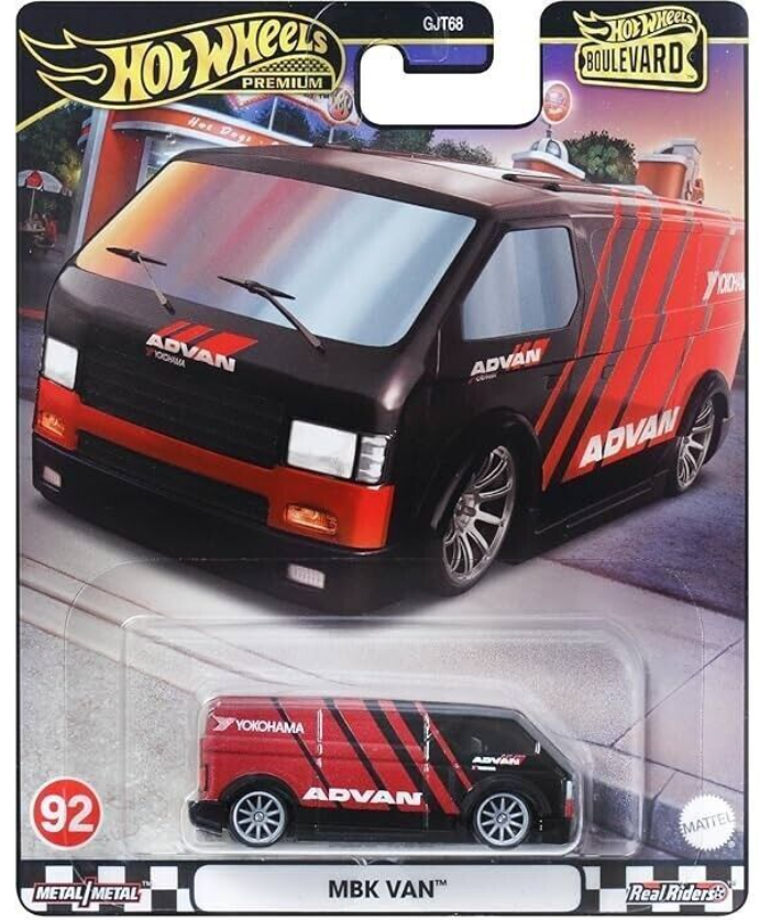 HOT WHEELS HRT67 MBK VAN 1/64 HOT WHEELS