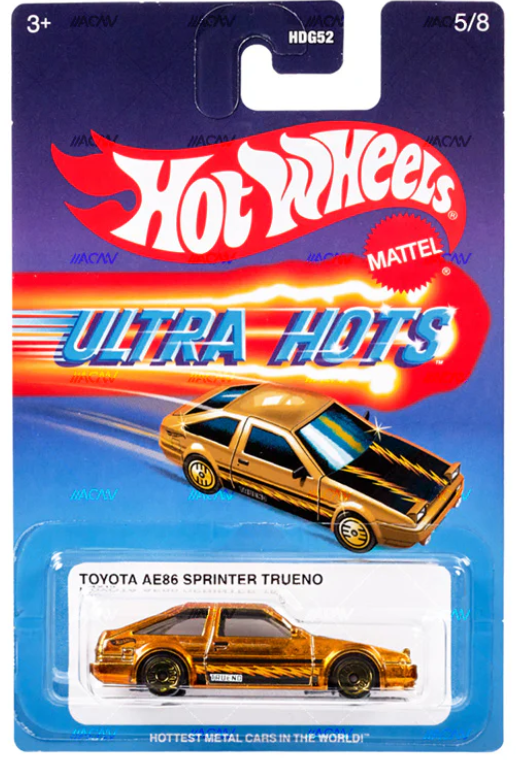 HOT WHEELS HRX12 TOYOTA AE86 SPRINTER TRUENO 1/64 HOT WHEELS