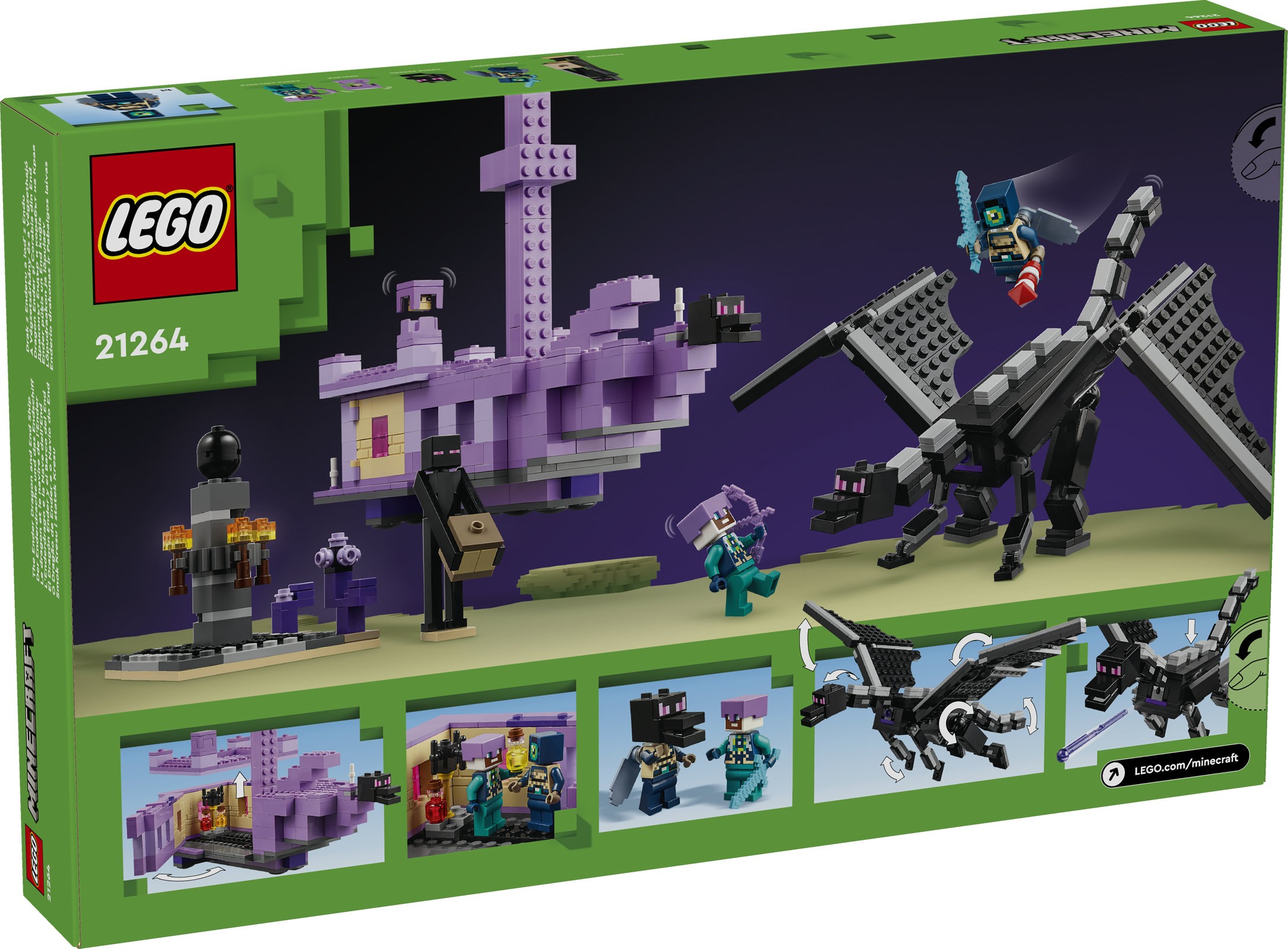LEGO MINECRAFT 21264 L’Enderdrago e la Nave dell’End LEGO
