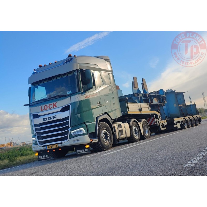 WSI 01-4411 DAF XG 6X2 TWIN STEER SEMI LOW LOADER - 4 AXLE LOCK TRA...