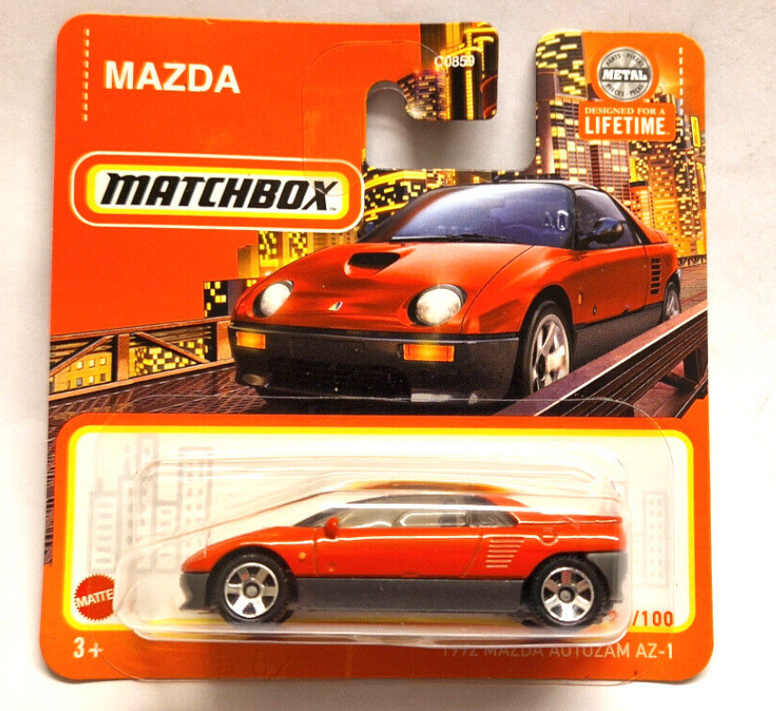 MATCHBOX HVN63 1992 MAZDA AUTOZAM-AZ 1 1/64 MATCHBOX