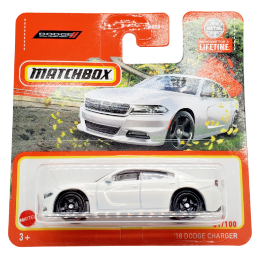 MATCHBOX HVP01 '18 DODGE CHARGER 1/64 MATCHBOX