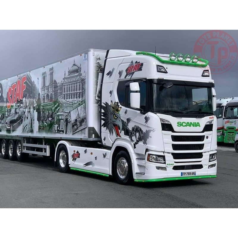WSI 01-4283 SCANIA R HIGHLINE CR20H 4X2 REEFER TRAILER - 3 AXLE ST...