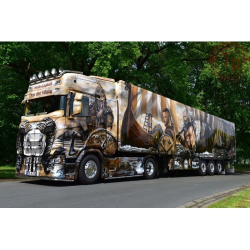 WSI 01-4103 SCANIA S HIGHLINE CS20H 4X2 REEFER TRAILER - 3 AXLE HE...