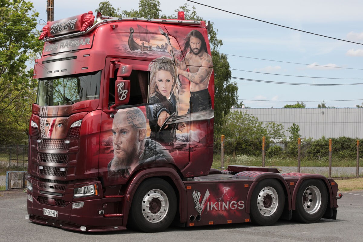 WSI 01-4241 SCANIA S HIGHLINE CS20H TRANSPORT BEAU WSI MODELS