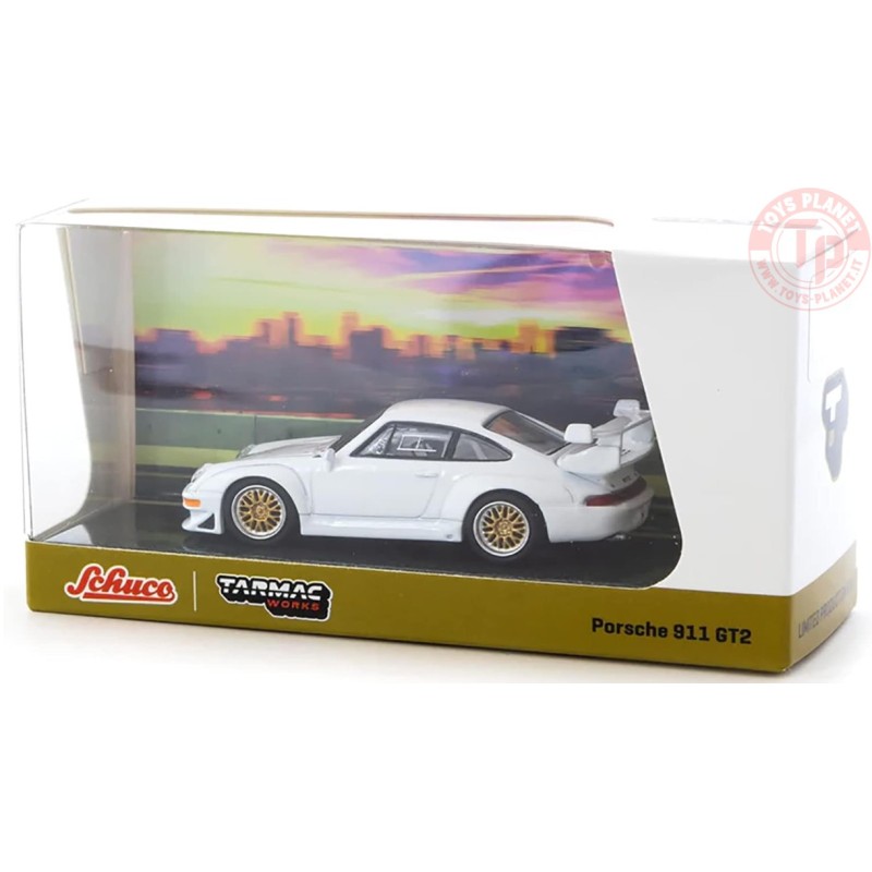 T64S-004-WH PORSCHE 911 GT2-WHITE 1/64 TARMAC WORKS