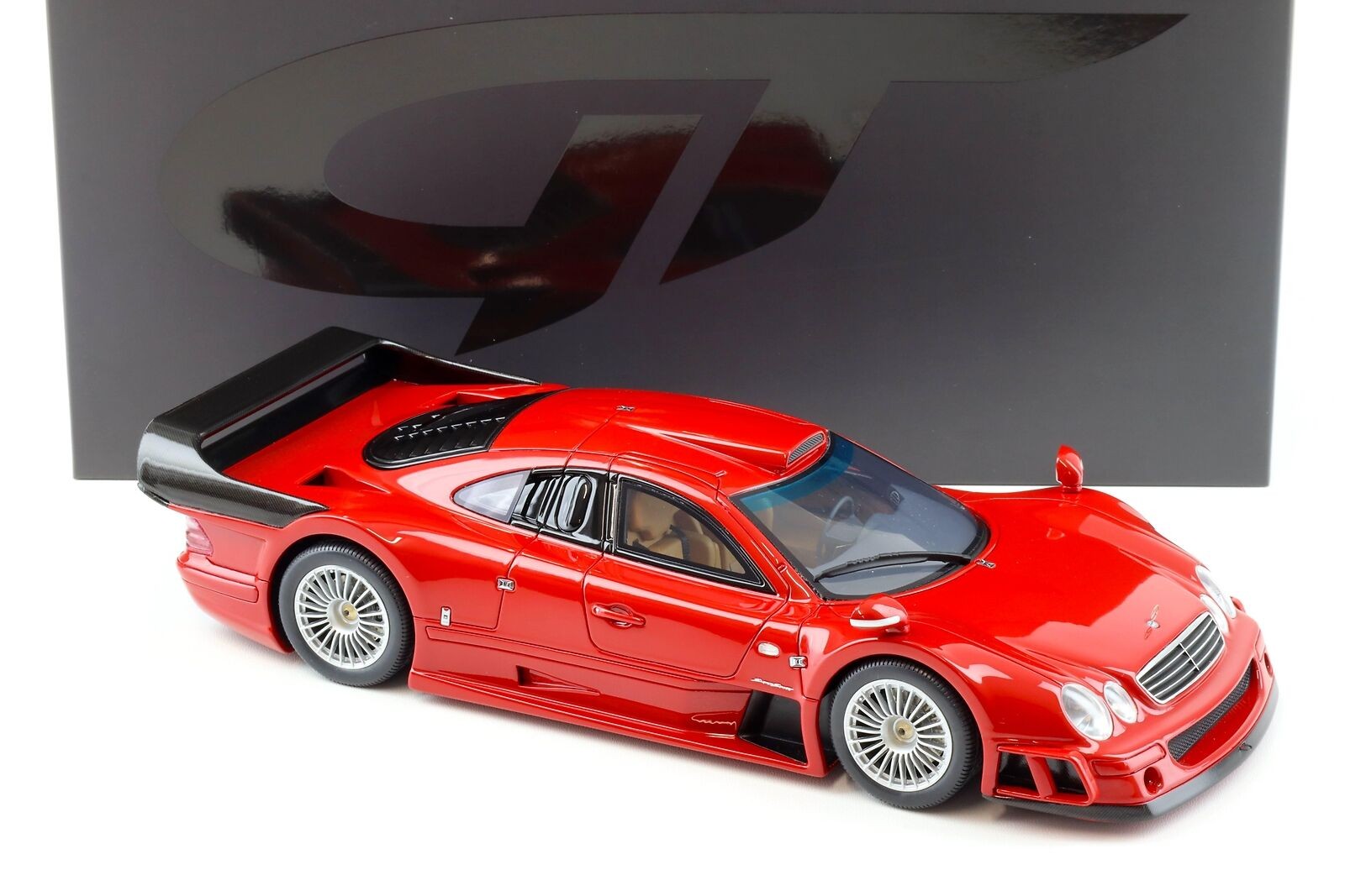 GT910 MERCEDES-BENZ CLK-GTR SUPER SPORT RED 1:18 GT SPIRIT