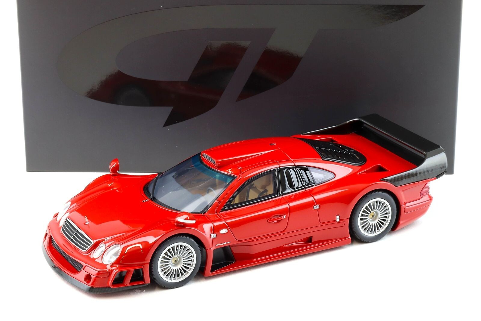 GT910 MERCEDES-BENZ CLK-GTR SUPER SPORT RED 1:18 GT SPIRIT