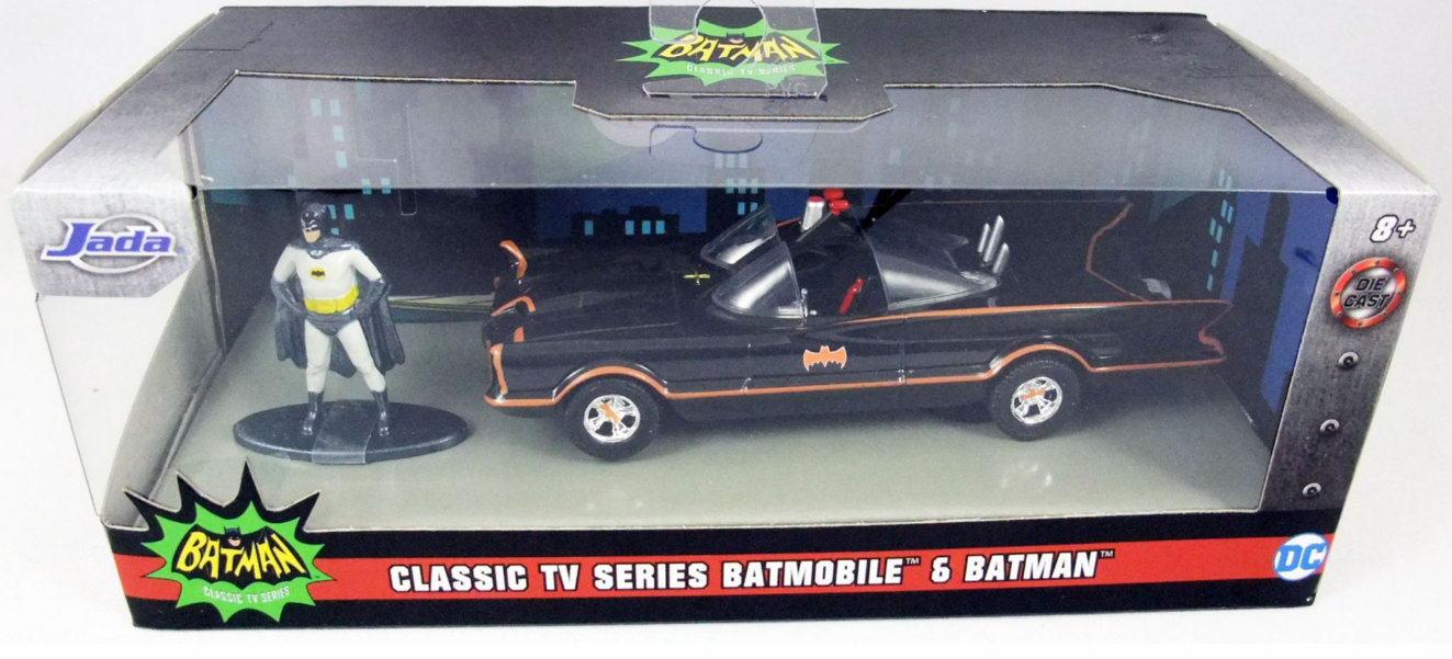 BATMAN 04 CLASSIC TV SERIES BATMOBILE E BATMAN 1/64 15,00 € JADA TOYS